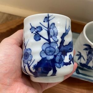 Kitchen | Vintage Japanese Handleless Porcelain Mugs | Poshmark